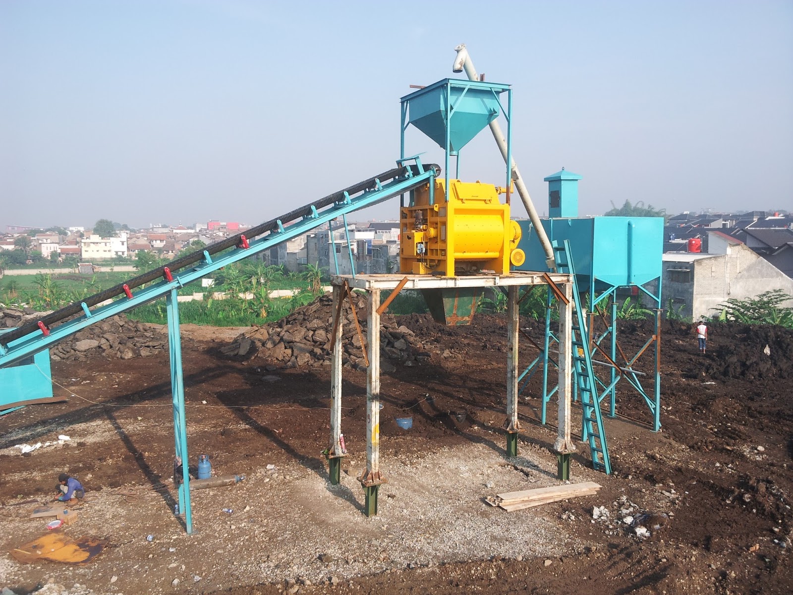 Disewakan Batching Plant Trailler Untuk On Site di Lokasi Proyek Anda ...