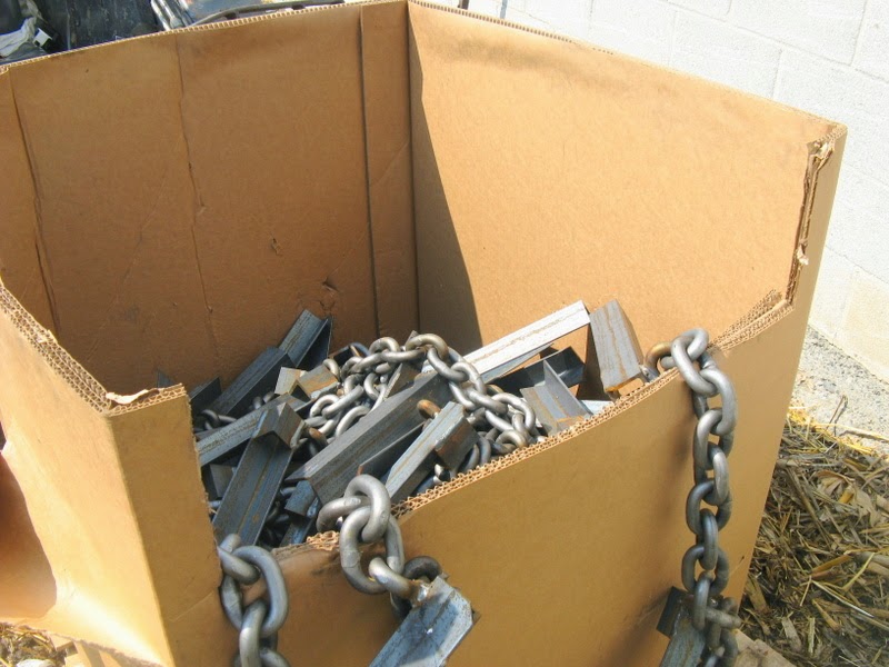 Happily married...to the cows!: Another New Barn Cleaner Chain...