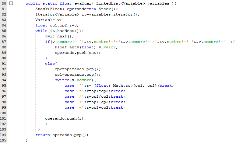 Estructuras de Datos en Java: Programa que manipula cadena de ...