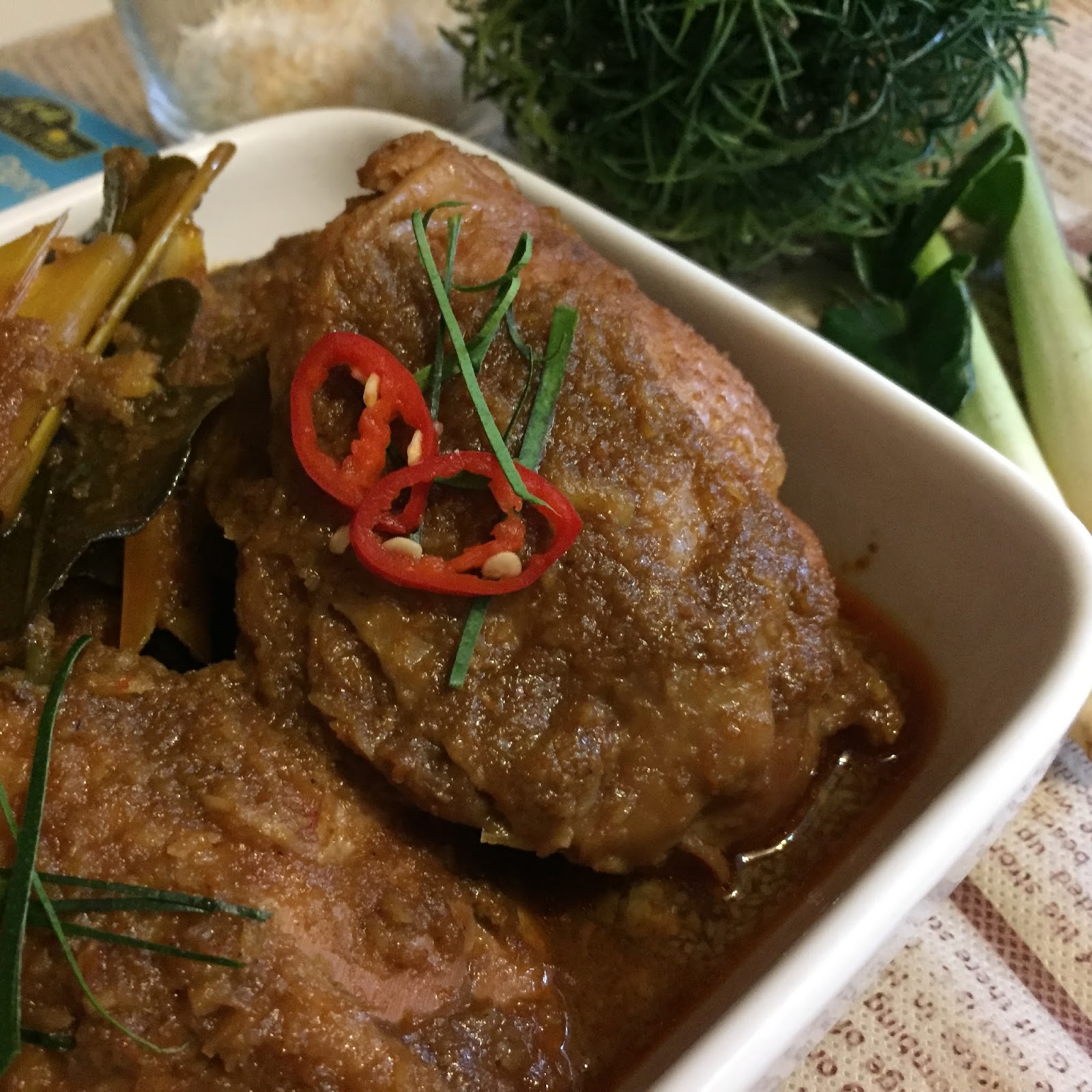 My Mind Patch: Rendang Chicken 巴东干咖喱鸡