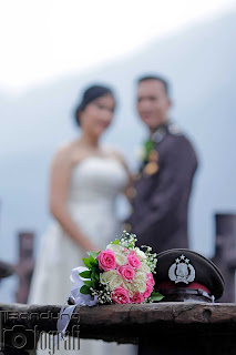 Foto Prewedding Perwira Polri