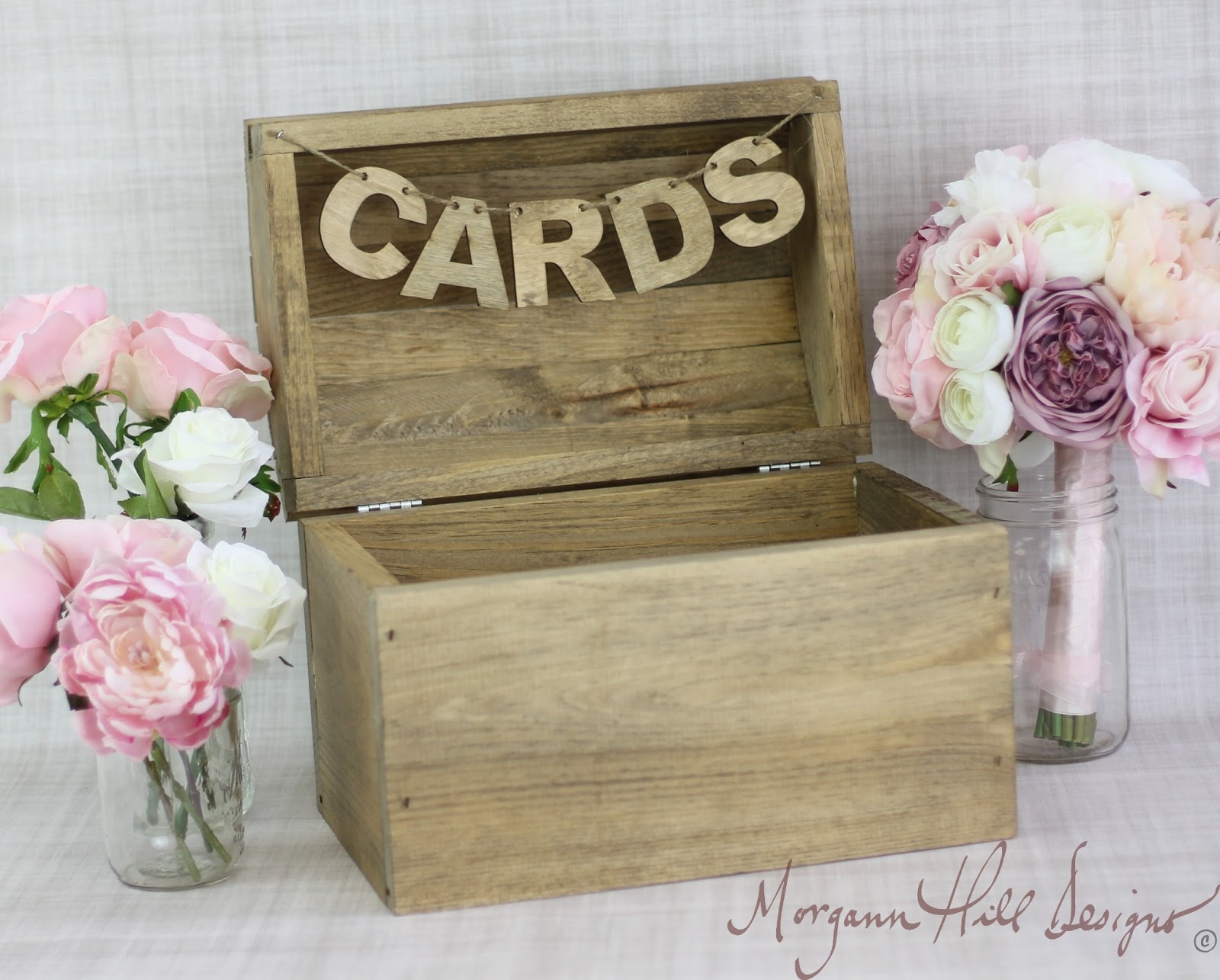Morgann Hill Designs: Rustic Card Box Country Wedding Barn Farm Garden ...