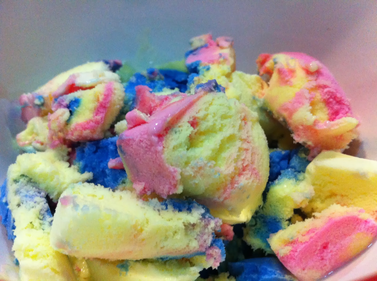 Recetillas Facilillas: Helados multicolor