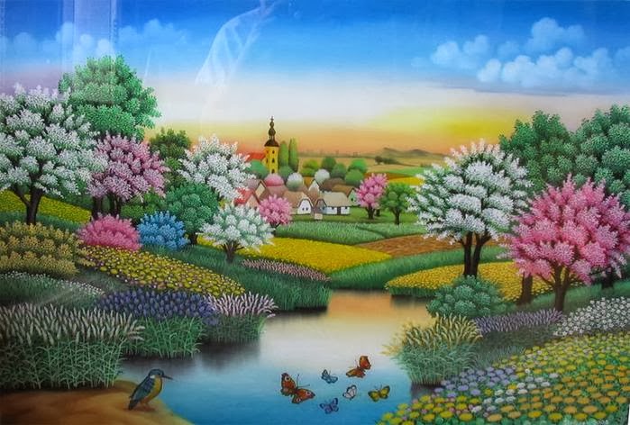 UN LUGAR PARA EL RECREO: IVAN STEFANEK Pintura naif