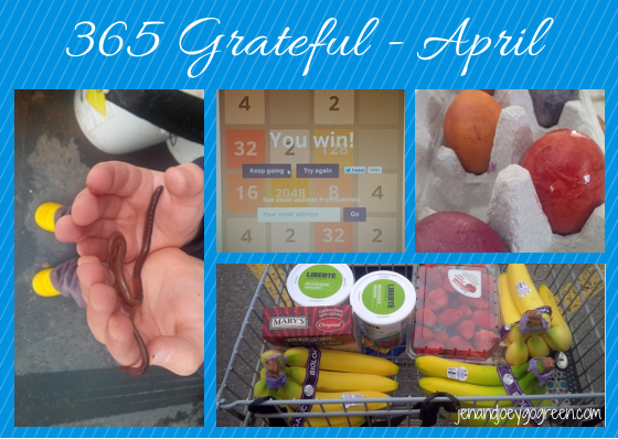 Go Green: April Gratitude