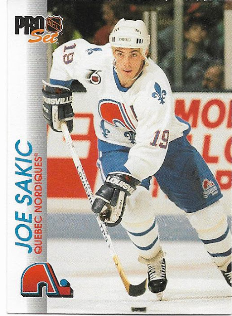 My PCs--one card at a time: Joe Sakic card #47 1992-93 Pro Set #150