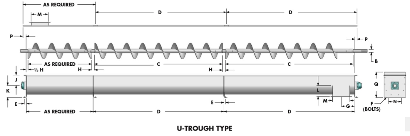 SCREW CONVEYOR COMPONENTS AND DESIGN ~ DREUEH