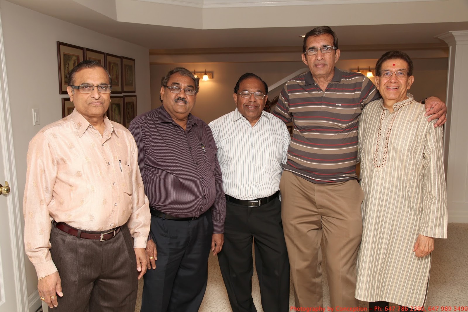 Nataraj Academy : Pujya "Bhaishree" at Ramesh chotai's house