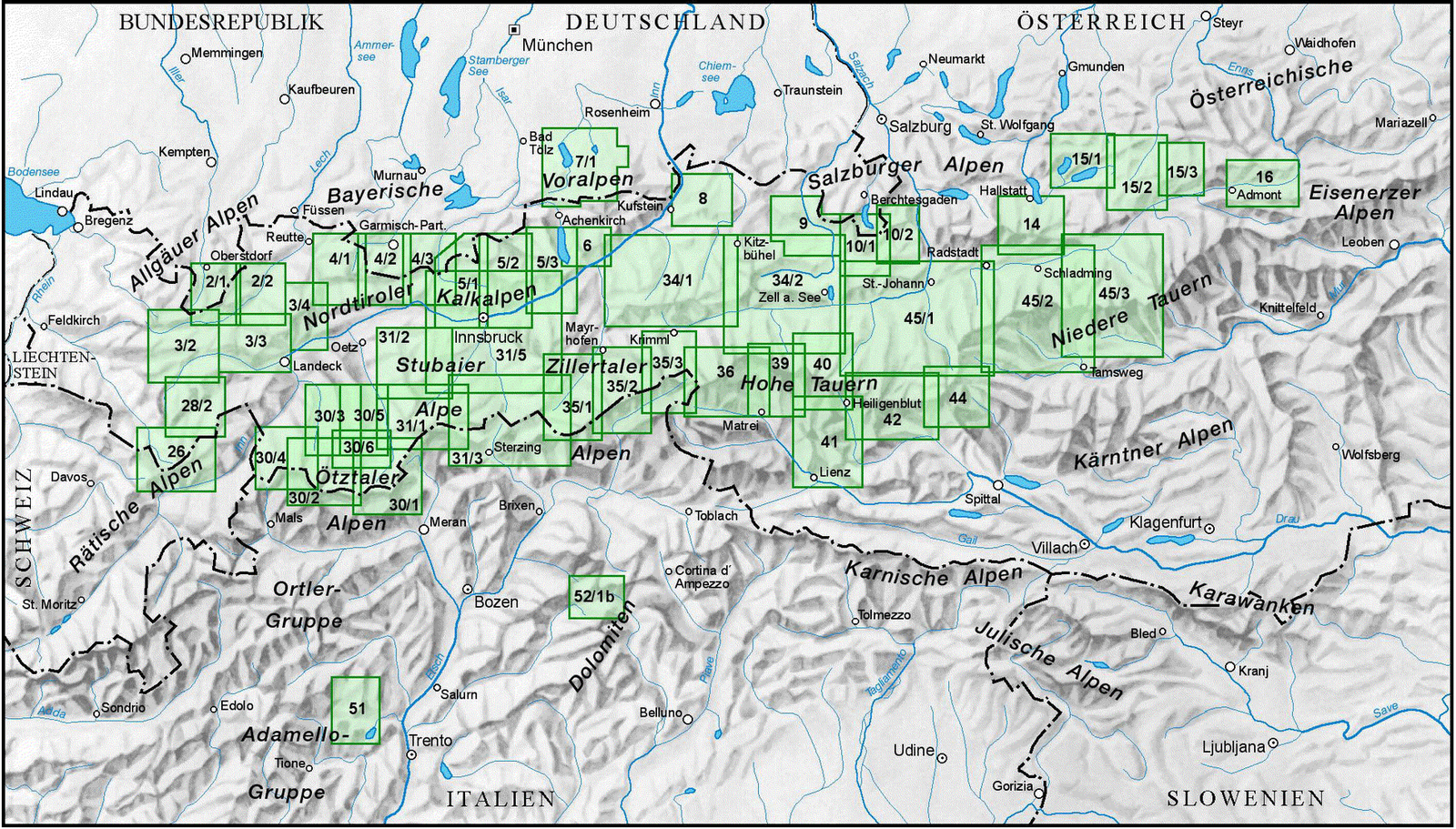 Trekking the Stubai High Trail: Maps