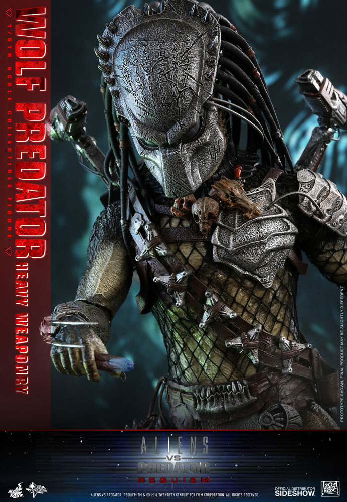 Toy Review :Hot Toys Wolf Predator (Heavy Weaponry) Alien Vs Predator ...