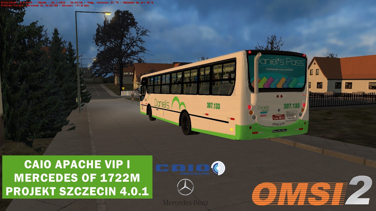 Omsi 2 Caio Apache Vip 1 - Mercedes Benz OF 1722M ~ Dani Plays