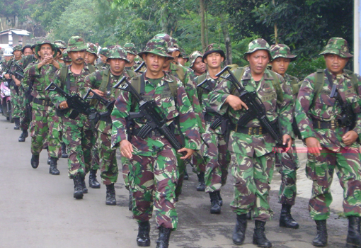 Brigif 9: LATIHAN KETAHANAN MARS PRAJURIT SATUAN JAJARAN BRIGIF 9 KOSTRAD