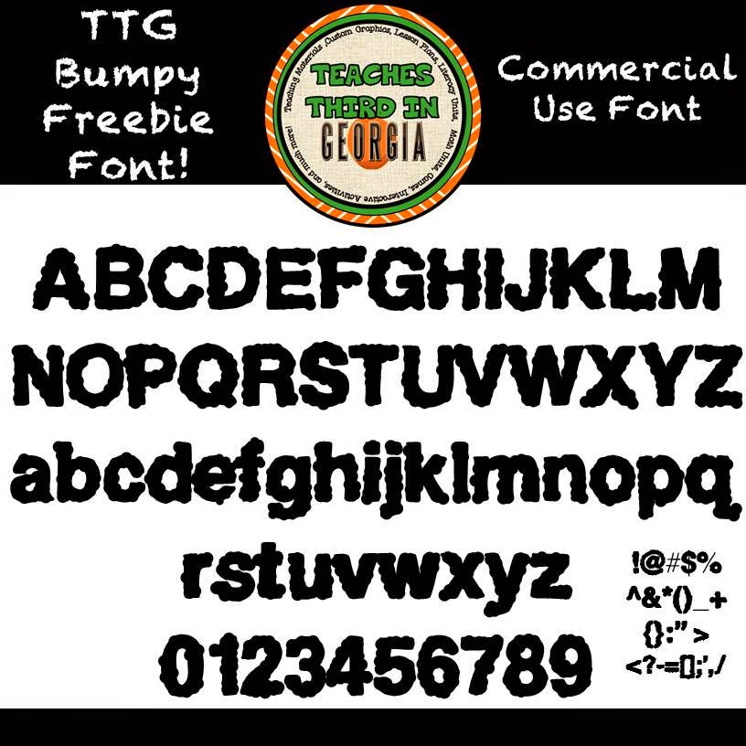 TeachesThirdinGeorgia: Free Font Friday!