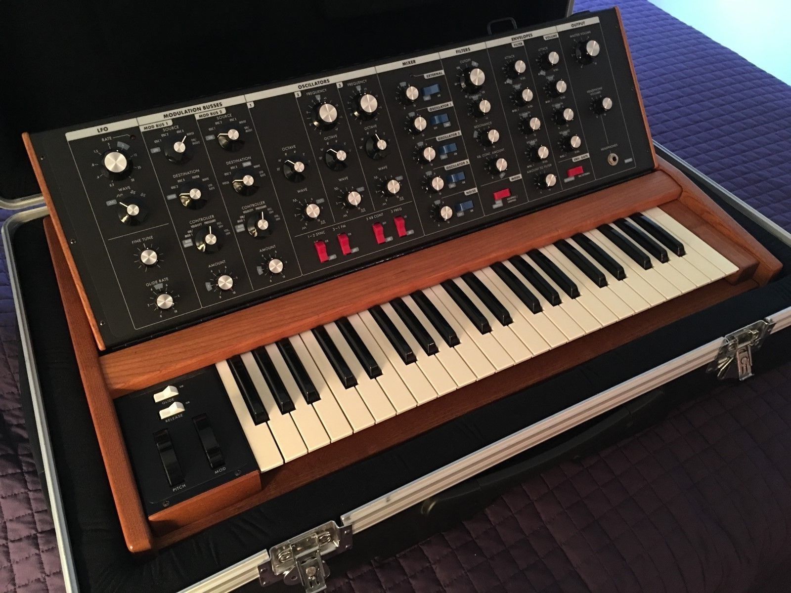MATRIXSYNTH: Moog Minimoog Model "OS" Old School Synthesizer 2009 SN OS0328