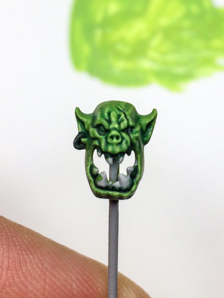 Daemon Inks Studios: Tutorial: Painting Orc/Ork/Orruk Skin By Chris