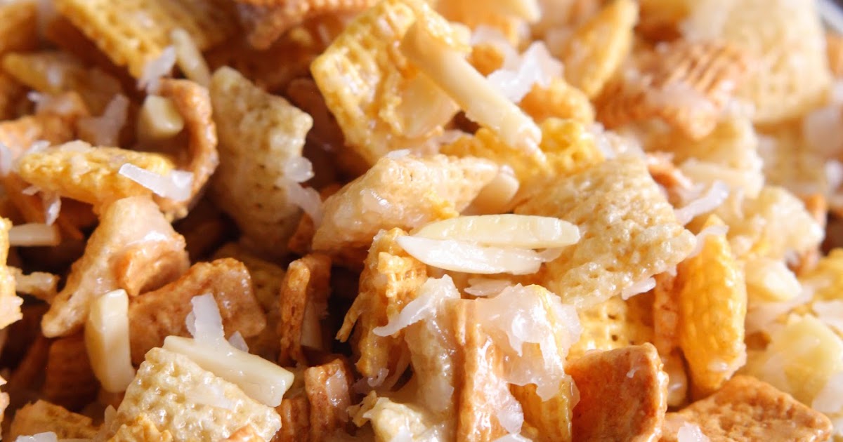 Eat Cake For Dinner: Mom's Coconut Almond Chex Mix {Best Ever}