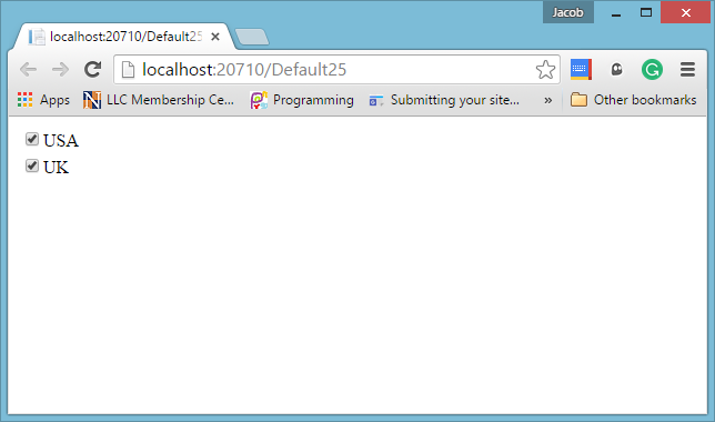 How To Bind Checkboxlist Using Xml File In Asp