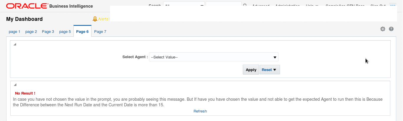 OBIEE: Run OBIEE Agent via Button Event - Part 2