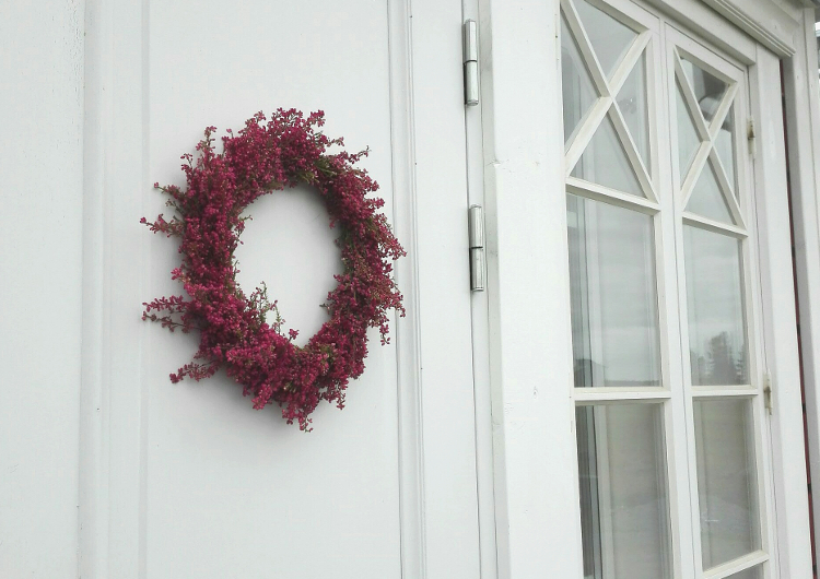 Talo Ahonlaidalla: Syksyinen kranssi