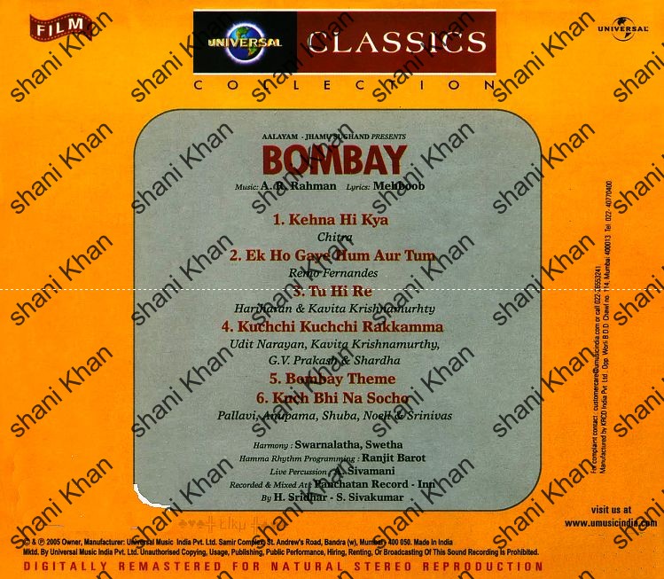 Bollywood Music A To Z Cds. visit to download http ...