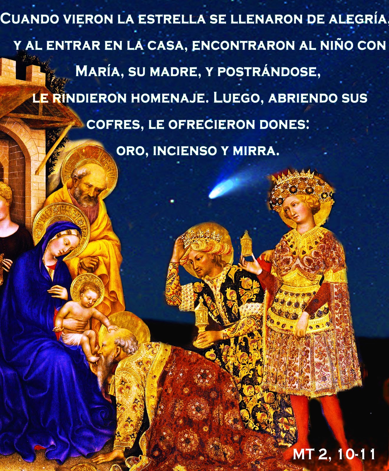 EVANGELIO DE MATEO: " LE RINDIERON HOMENAJE" MT 2,10-11