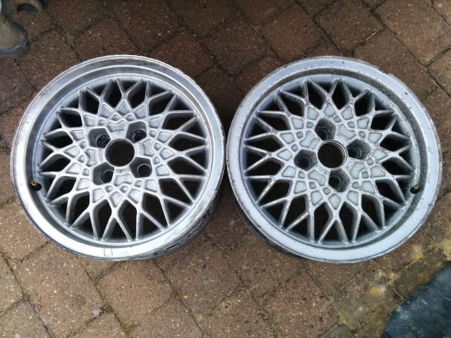 Life with a 1989 VW Golf Mk2 GTI 16V: VW Golf BBS Alloy Wheel Refurbishment