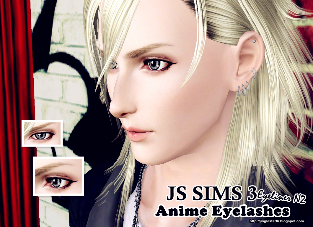 [JS SIMS 3] Non Default Eyes N2 & Eyeliner N2－JS SIMS｜痞客邦