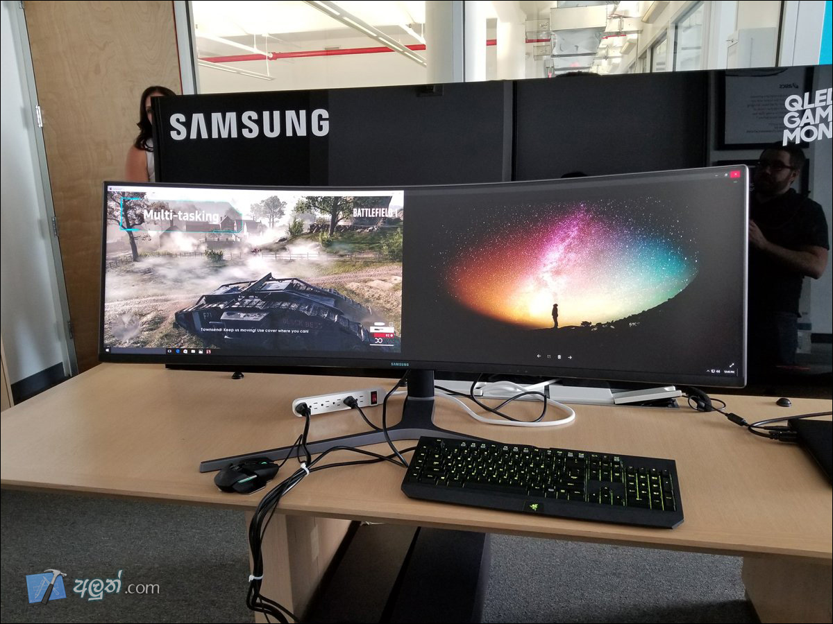 Samsung The ultra wide 49-inch CHG90 Monitor | Aluth