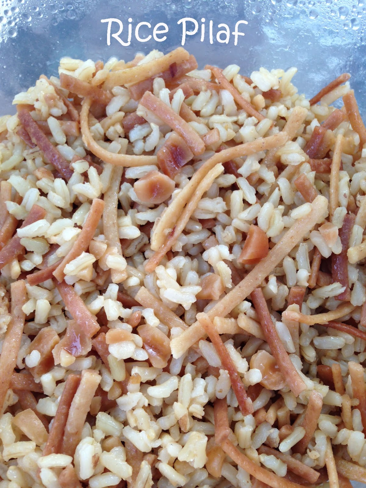 Irreplaceable is being different: Rice Pilaf from Scratch