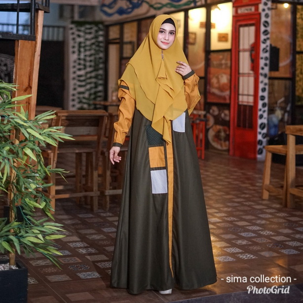 Busanaqu Zazashi: Gamis KAMONA Original by SIMA