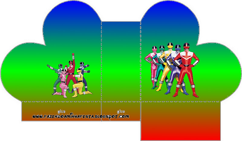 Power Rangers: Free Printable Boxes. - Oh My Fiesta! in english