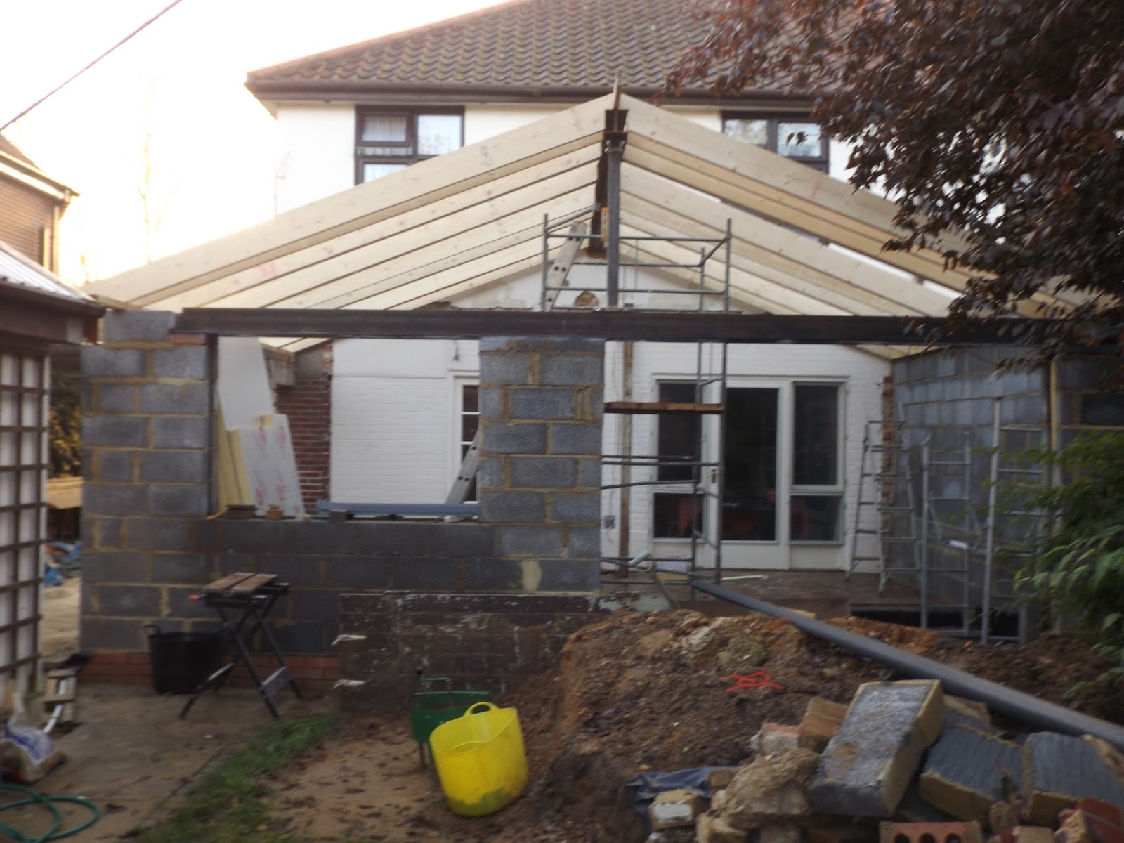 Extending Green Lane: Happy ever rafter