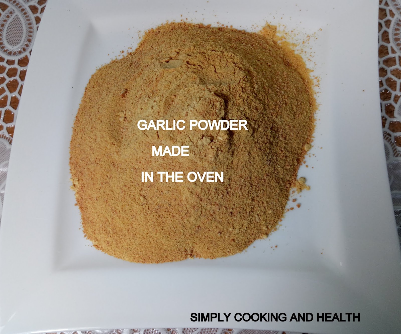 Simply Cooking and Health: Garlic dried in the oven and air fryer and ...