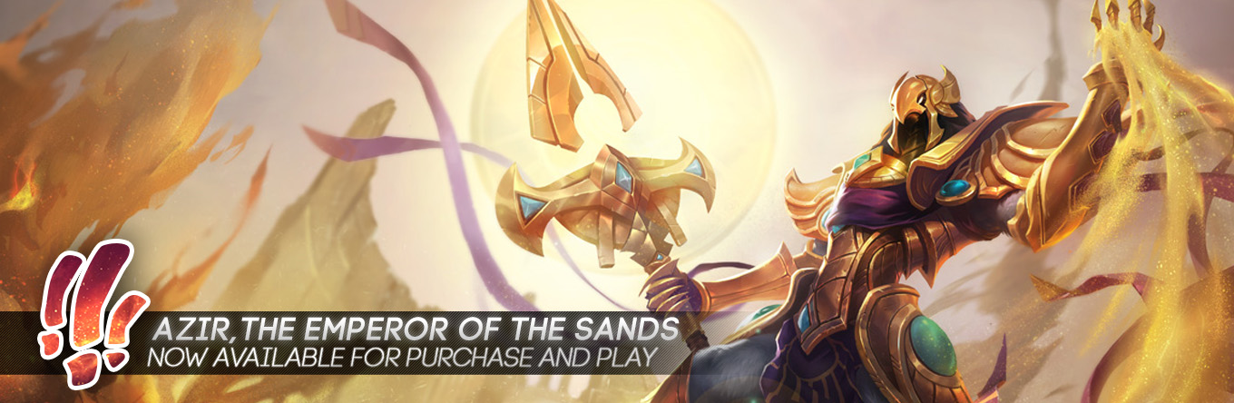 Surrender at 20: Azir, The Emperor of the Sands, now available!
