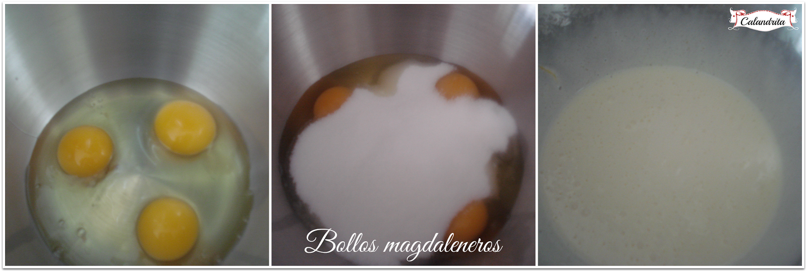 LA COCINA DE CALANDRITA: BOLLOS MAGDALENEROS
