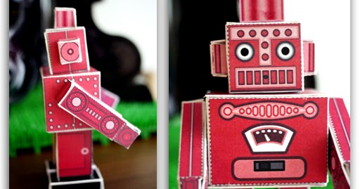Jules, James & Jade: DIY - Paper Robot