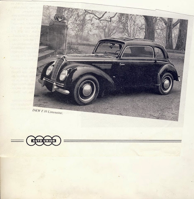 DKW Auto-Union Project: DKW's Forgotten Model - DKW F10