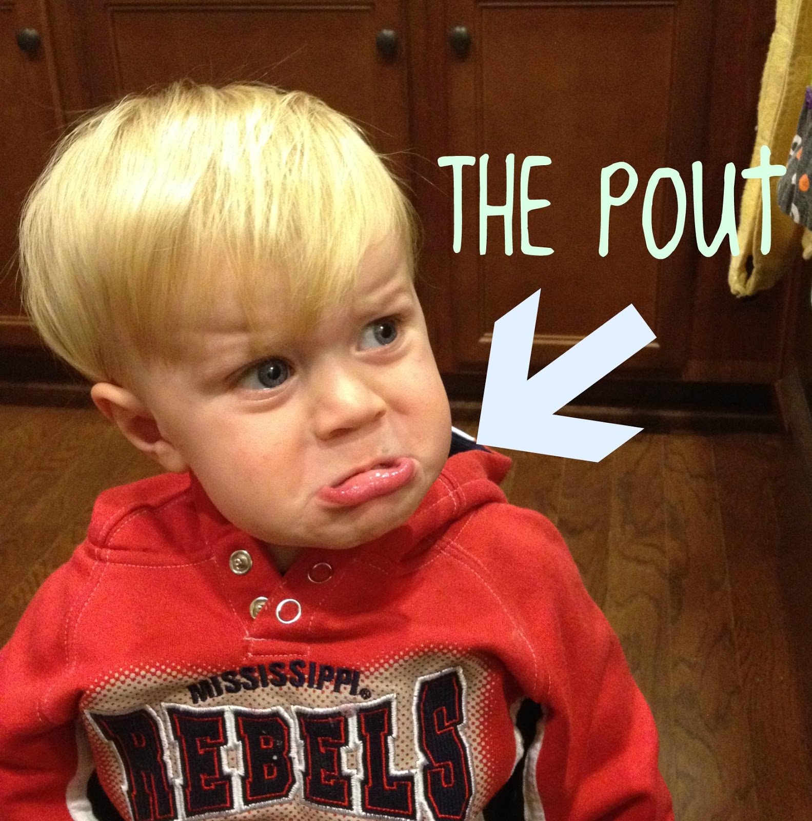 Moments with the Mays: THE pout.