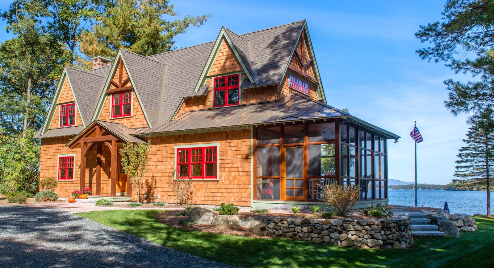 Post and Beam - Timber Frame Blog: Lake Winnisquam Timber Frame ...