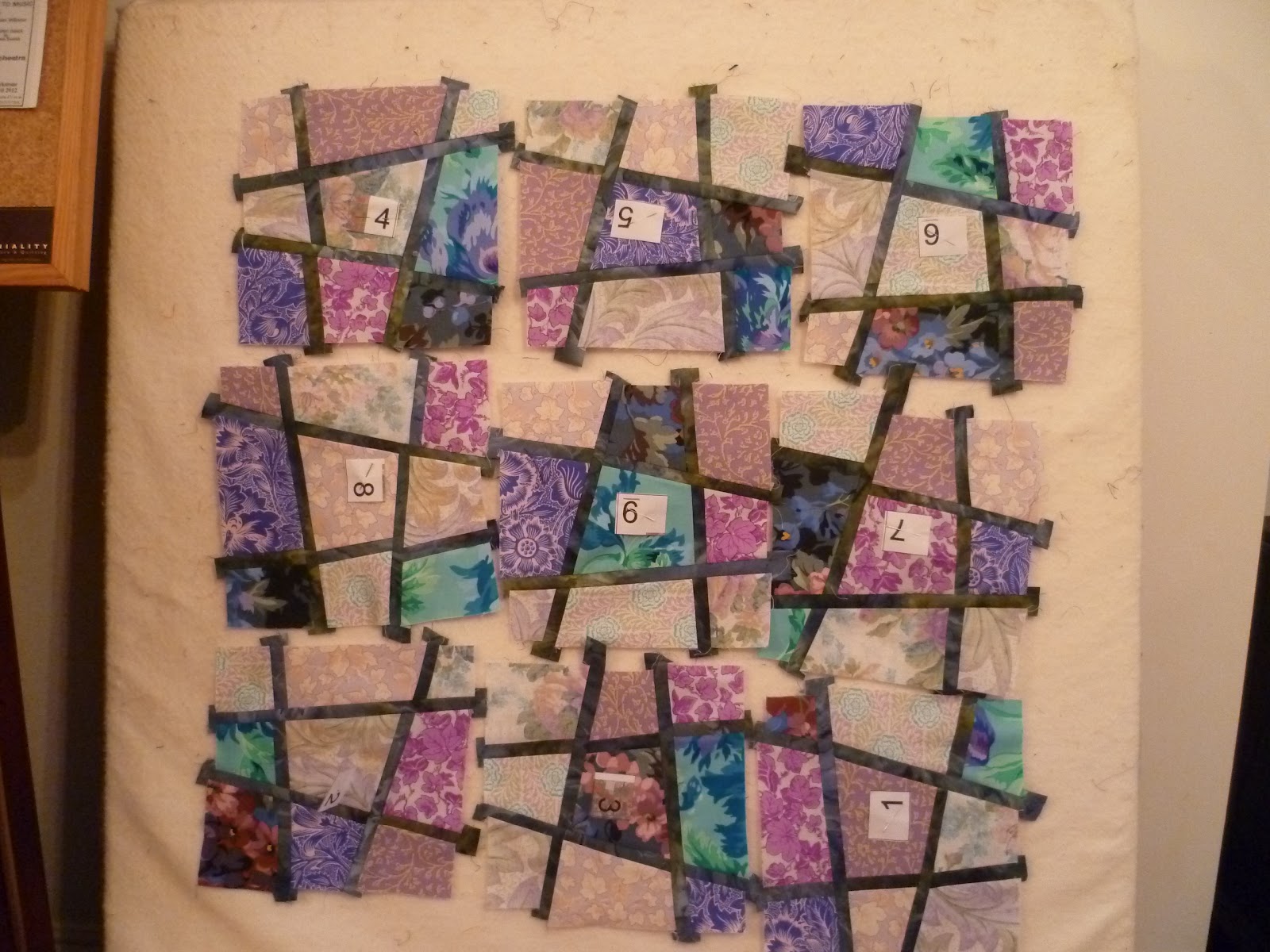 Jeaniality Patchwork Dorset: Wonky 9 patch with inserts