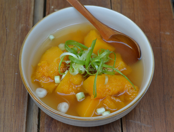 Elinluv's Tidbits Corner: Pumpkin Soup With Homemade Broth