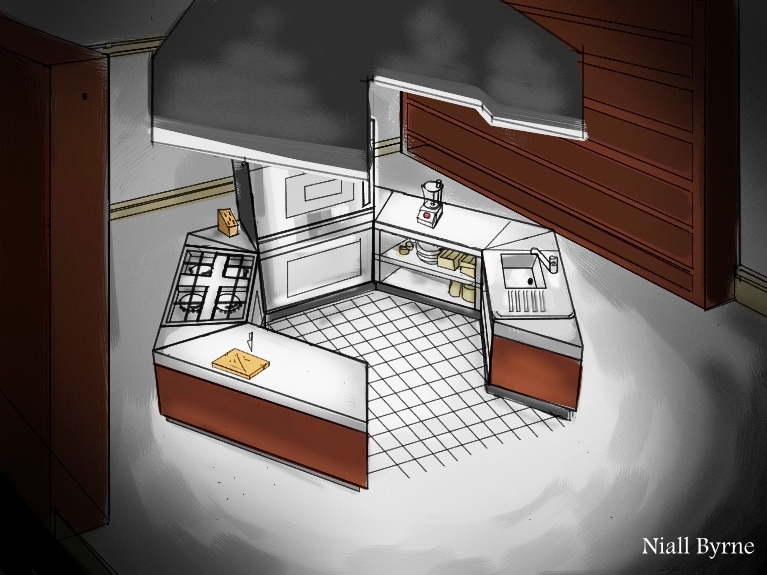 Niall Byrne: Kitchen concept art
