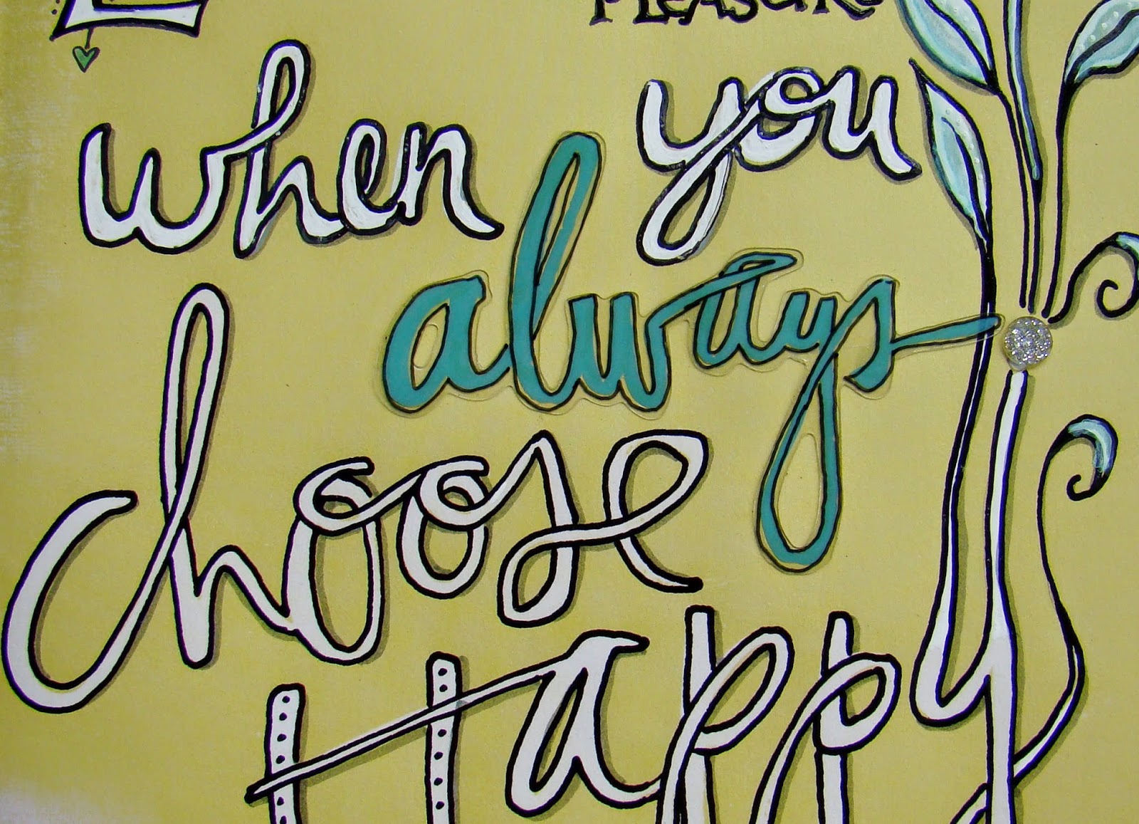 Always choose happy! | Frosted Designs