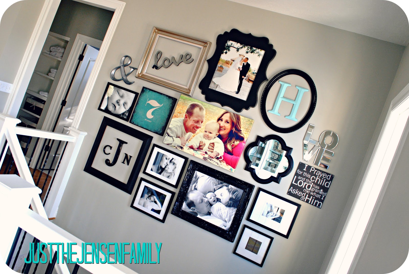 Just the Jensen Family: DIY Gallery Wall