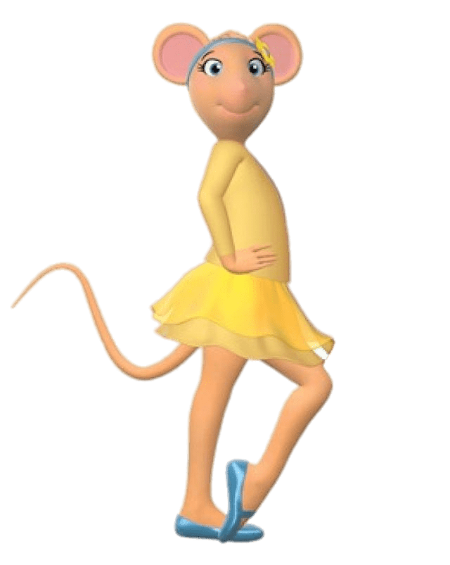Cartoon Characters: Angelina Ballerina (PNG's)