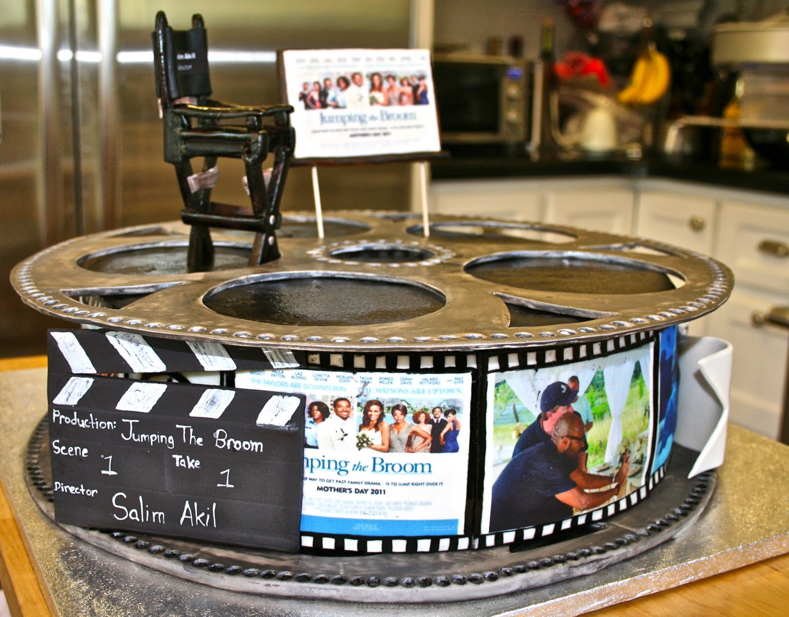 Sift by Kara: Movie Reel Director's Cake
