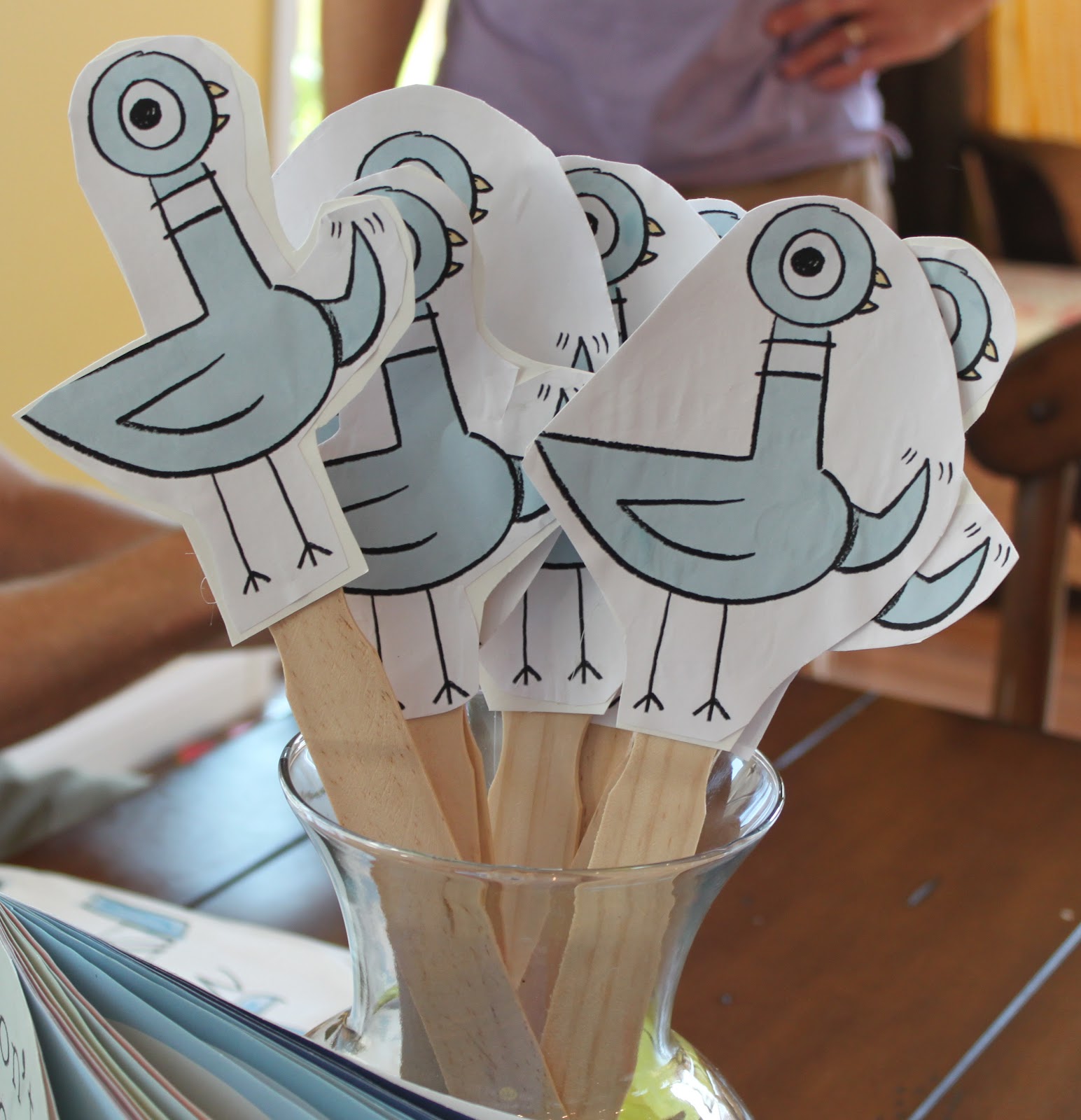 two little birds & a bug: Mo Willems' Pigeon Birthday theme party