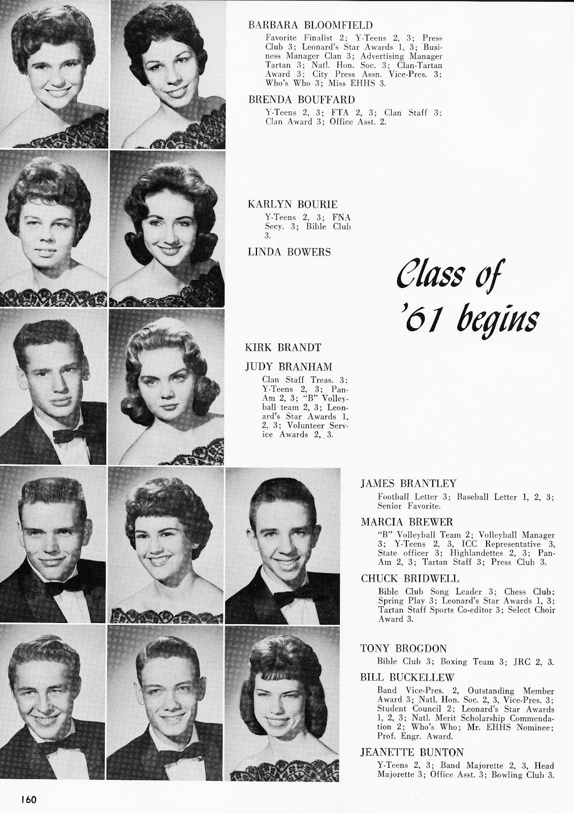 1963 Eastern Hills High School EHHS Highlanders: 1961 EHHS Highlander ...