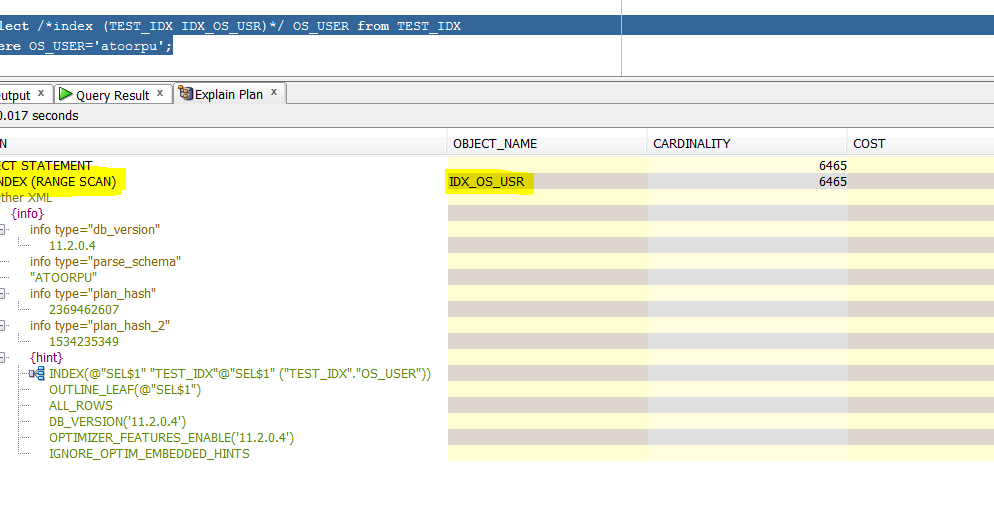 Learn Oracle Database Administration Using Index Hints In Oracle 