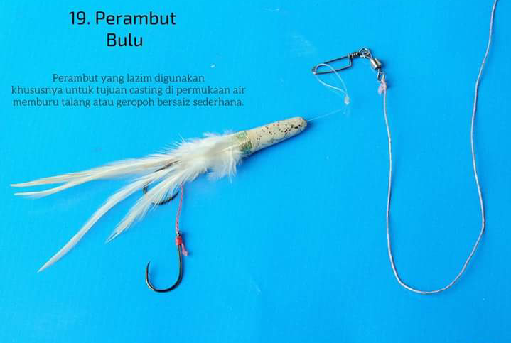 pancing2u.blogspot.com: Tips Pancing2u: 20 Perambut Asas Kaki Pancing